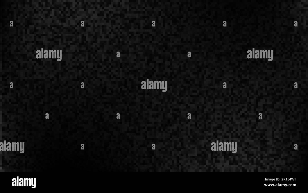 Abstract black small squares pixels mosaic pattern dark background and ...