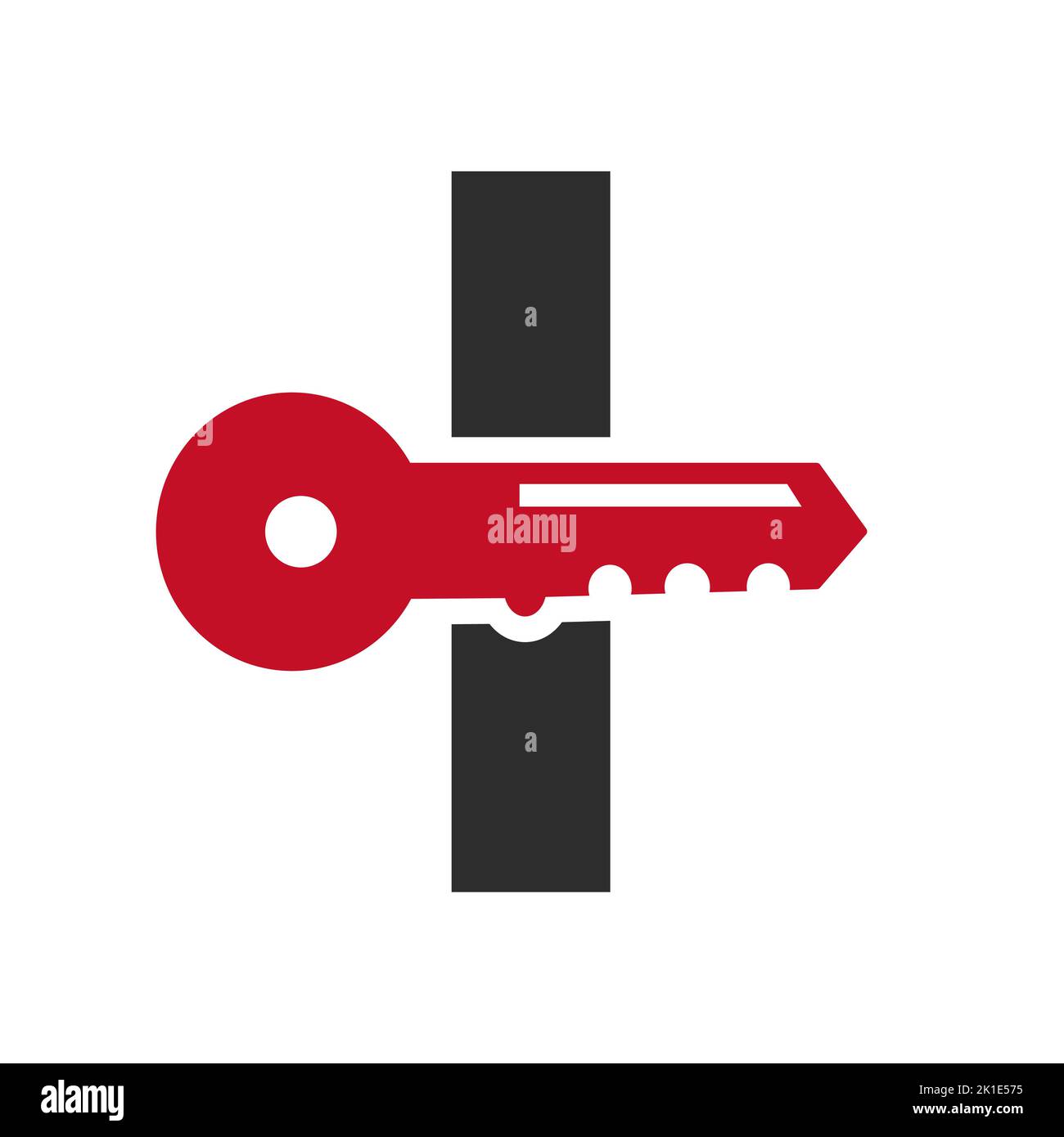 Alphabet i with key logo hi-res stock photography and images - Alamy