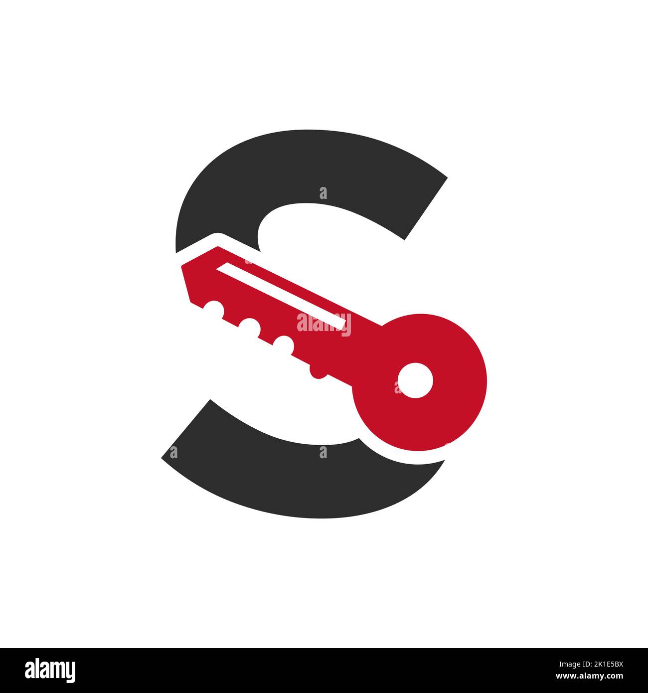 Letter S Key Logo Combine With House Locker Key For Real Estate and ...