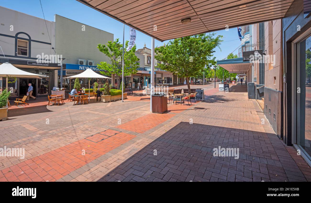 Armidale main street in northern new south wales, australia Stock Photo ...