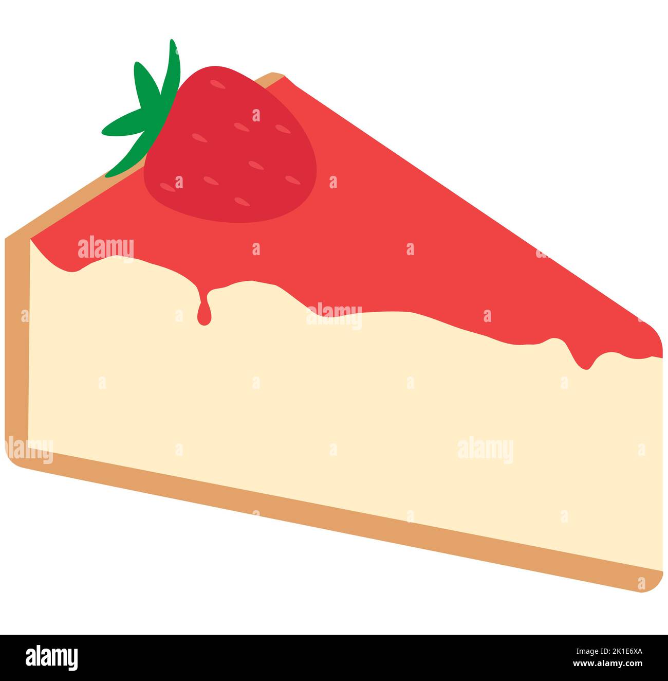 Cheesecake Slice Drawing