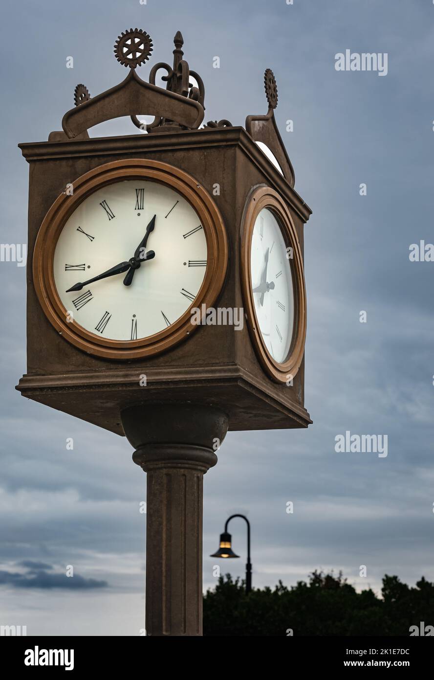Analog historic street post clock hi-res stock photography and images ...