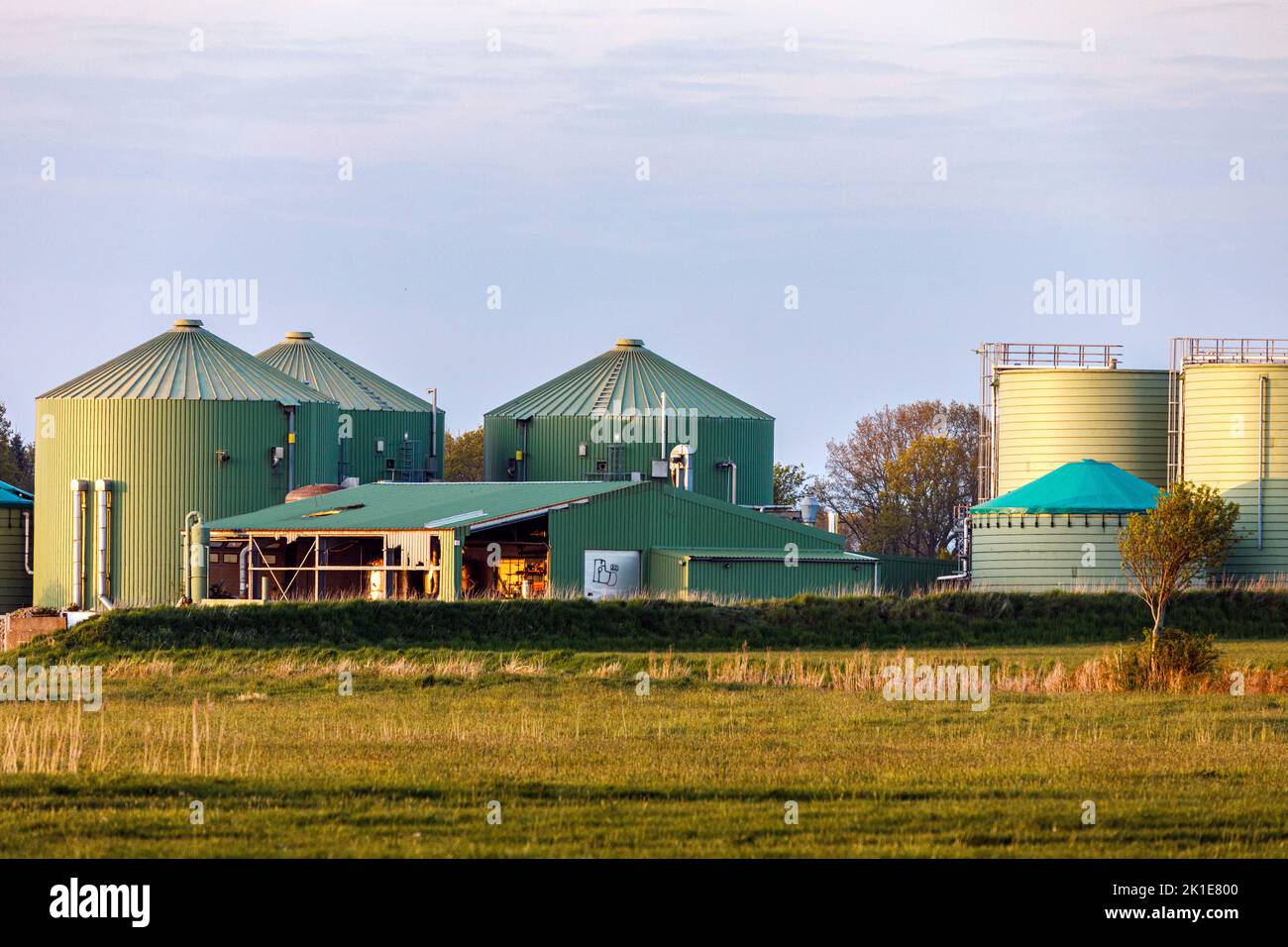 Biogas renewable energy recycling plant hi-res stock photography and ...