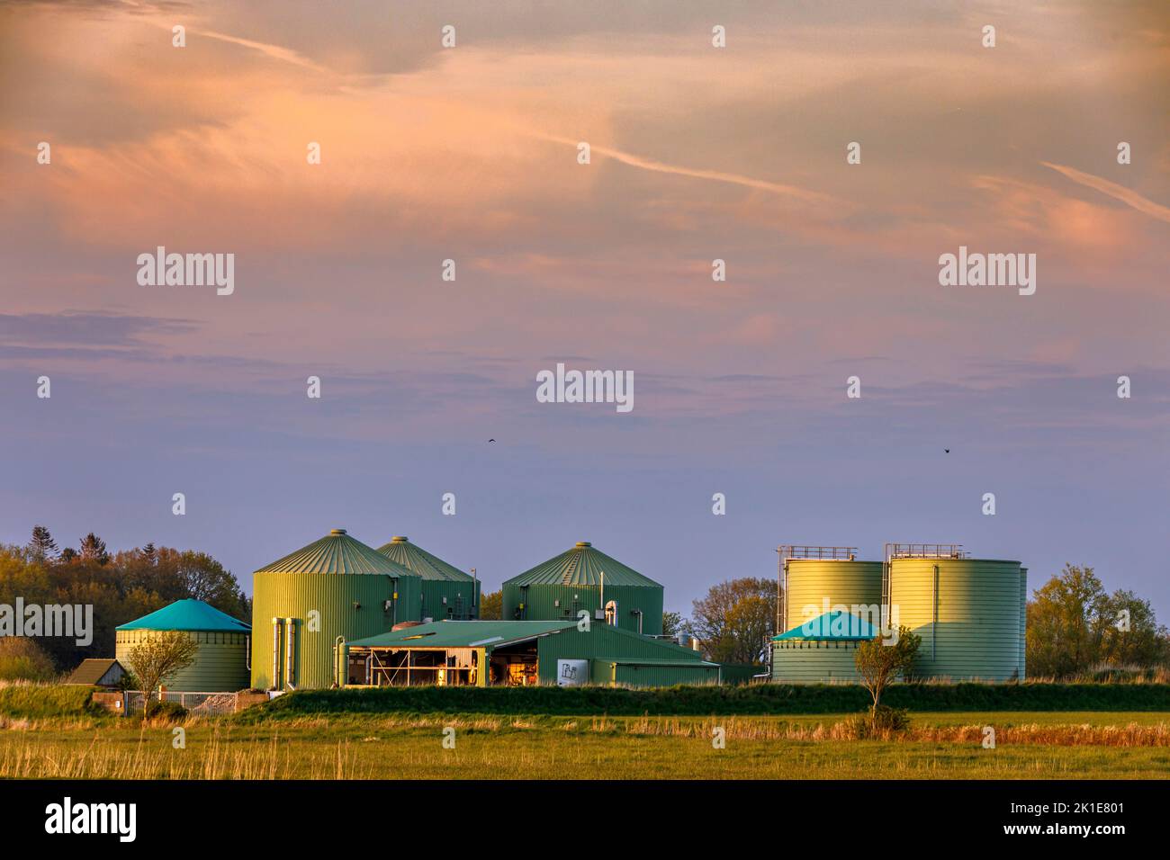 Biogas renewable energy recycling plant hi-res stock photography and ...