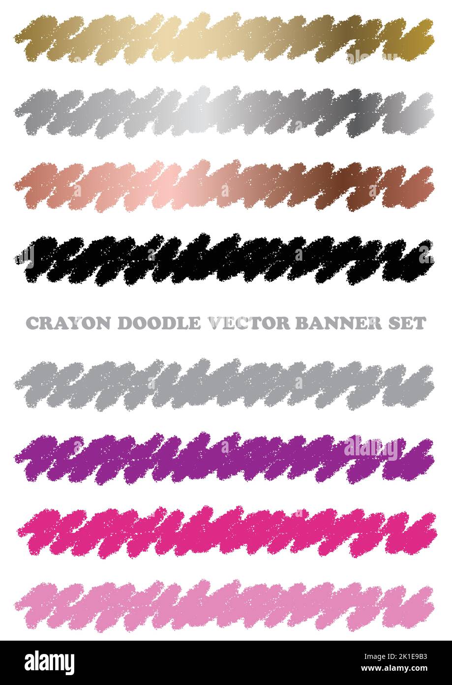 Crayon Doodle Border