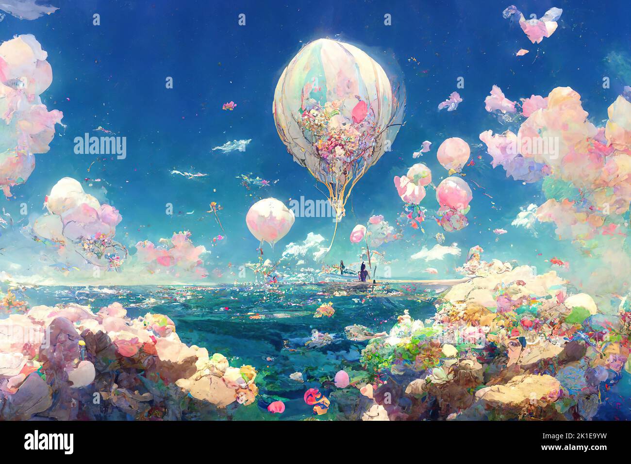 Ballooning illustration hi-res stock photography and images - Alamy