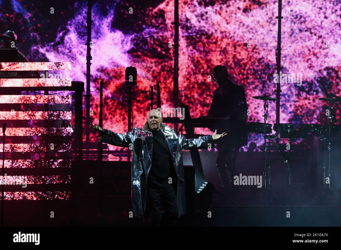 Toronto, Canada. 17th Sep, 2022. Neil Tennant of Pet Shop Boys performs ...