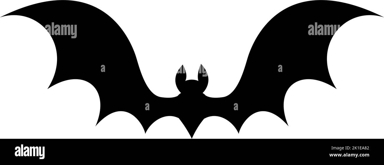 halloween bat silhouette Stock Vector Image & Art - Alamy