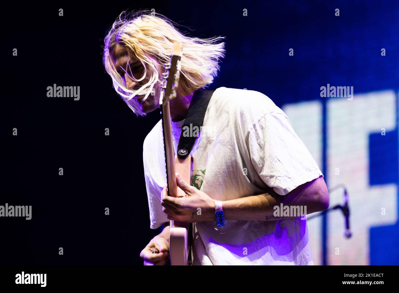 Neil Frances performs on the Huntridge Stage during day two of the Life ...