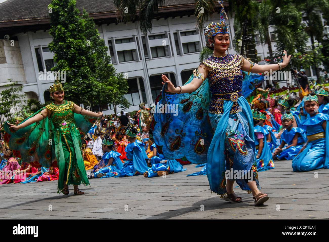 Bandung, West Java, Indonesia. 18th Sep, 2022. Dancers take a part in ...