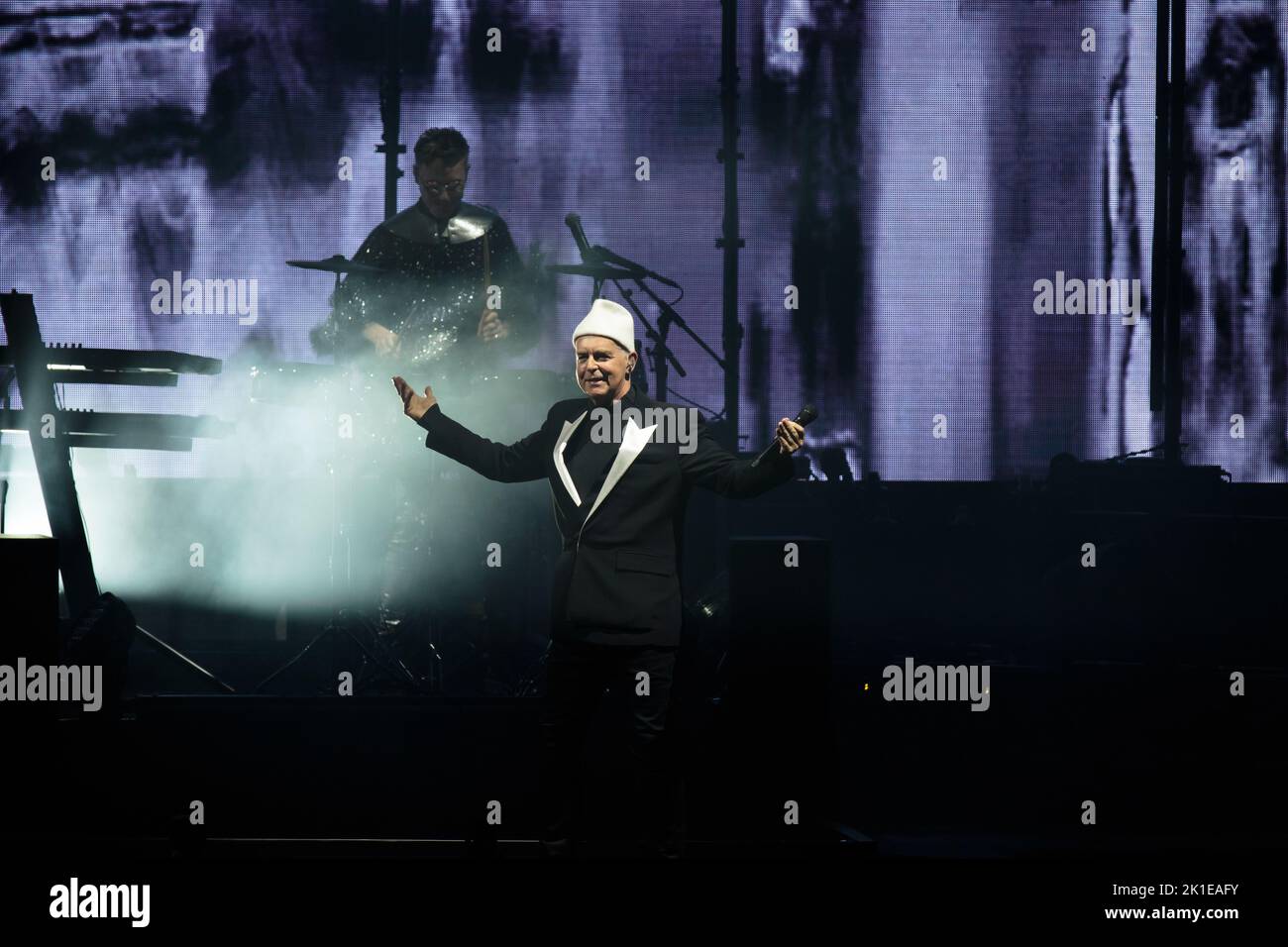 Toronto, Canada. 17th Sep, 2022. Neil Tennant of Pet Shop Boys performs ...