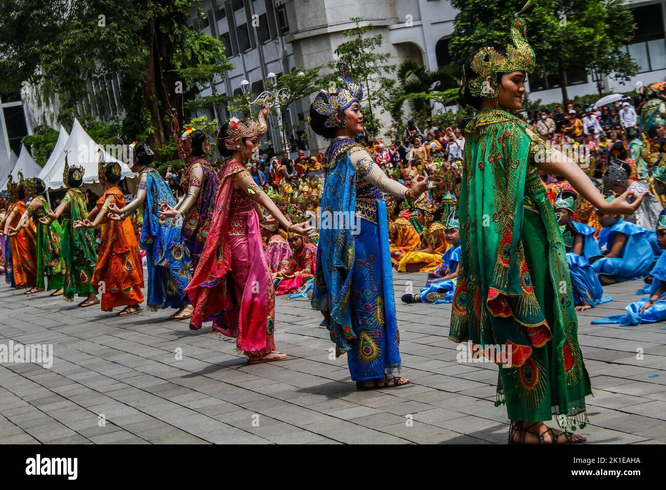 Bandung, West Java, Indonesia. 18th Sep, 2022. Dancers take a part in ...