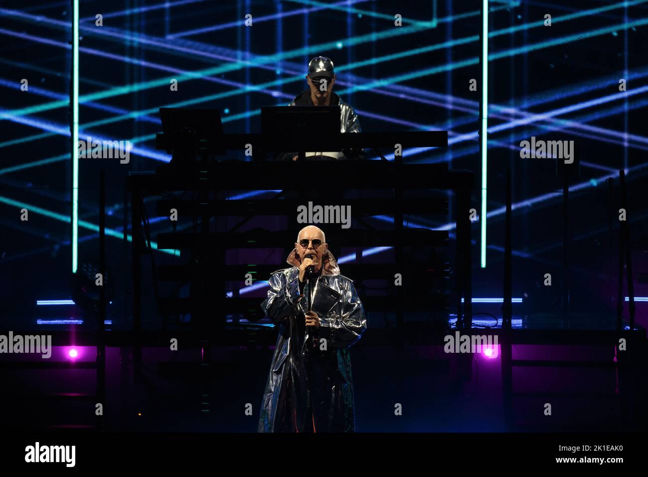 Toronto, Canada. 17th Sep, 2022. Neil Tennant of Pet Shop Boys performs ...