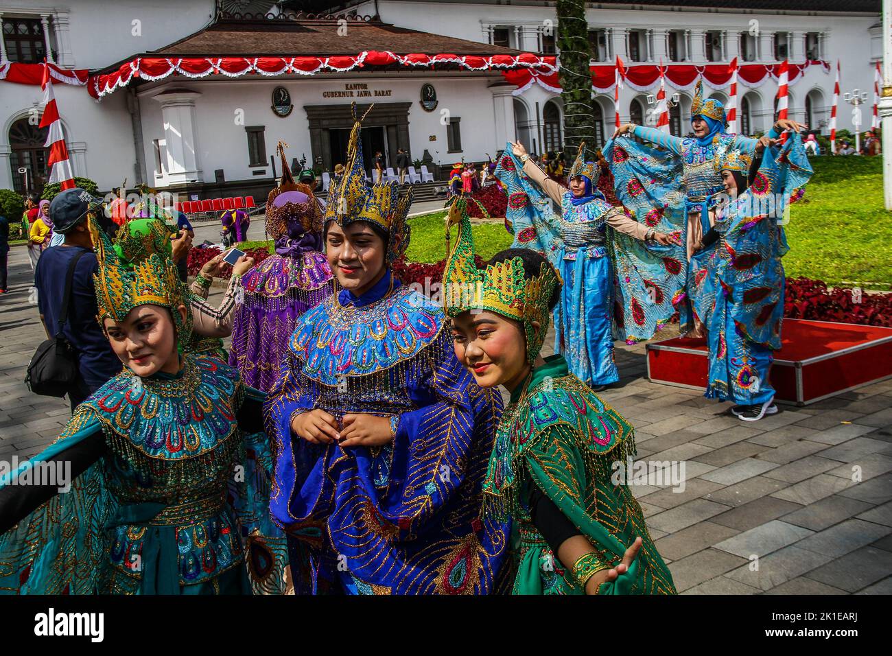 Bandung, West Java, Indonesia. 18th Sep, 2022. Dancers take a part in ...