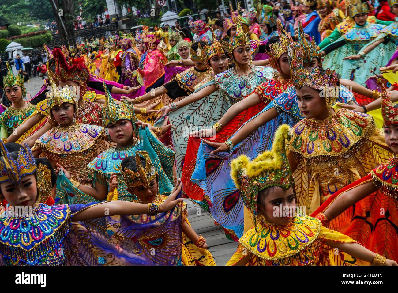 Bandung, West Java, Indonesia. 18th Sep, 2022. Dancers take a part in ...