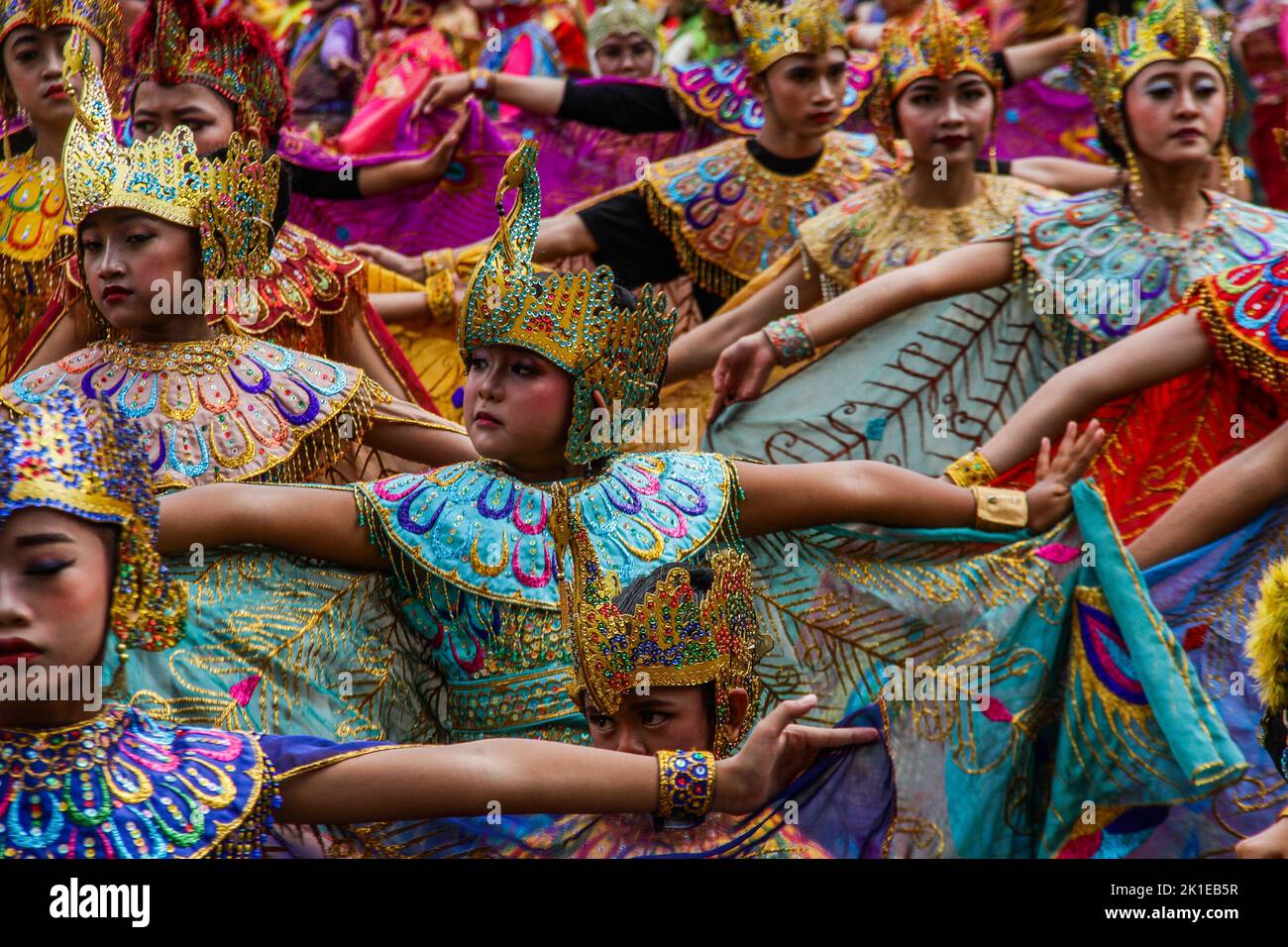 Bandung, West Java, Indonesia. 18th Sep, 2022. Dancers take a part in ...
