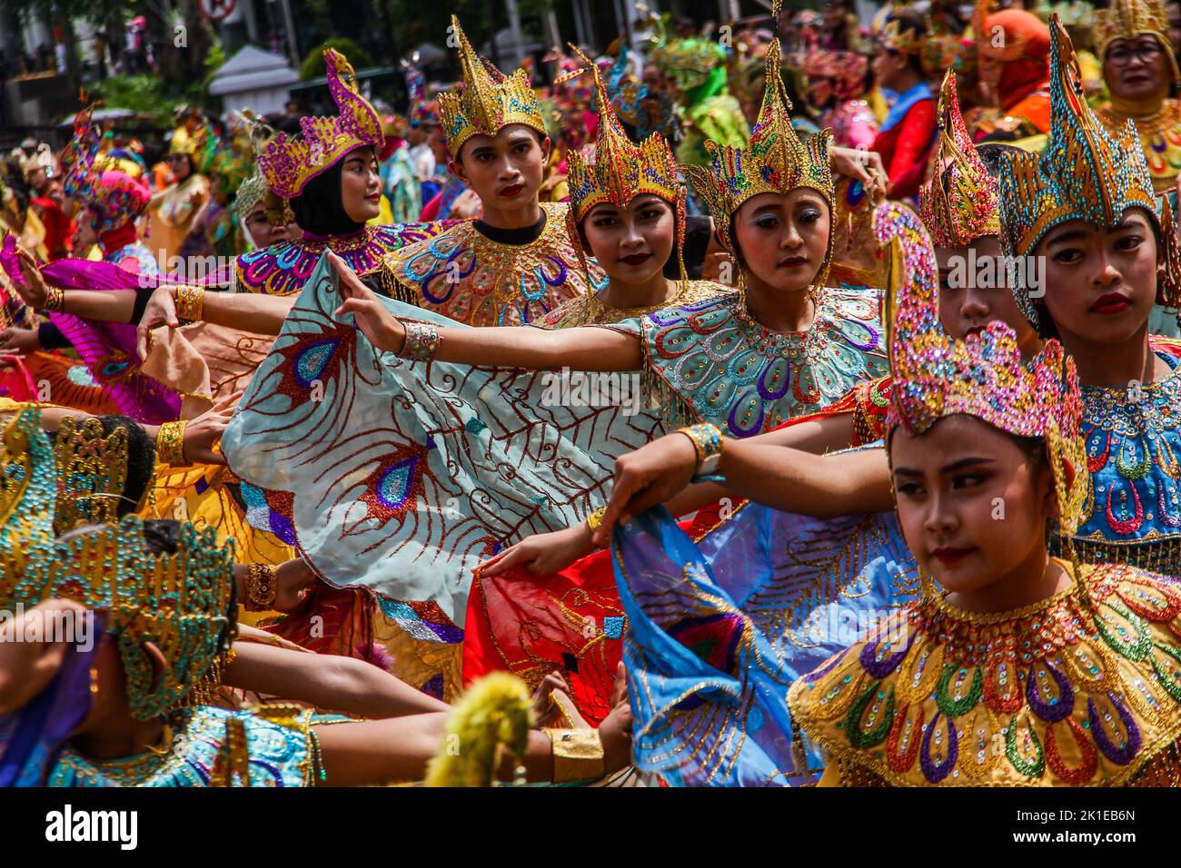 Bandung, West Java, Indonesia. 18th Sep, 2022. Dancers take a part in ...