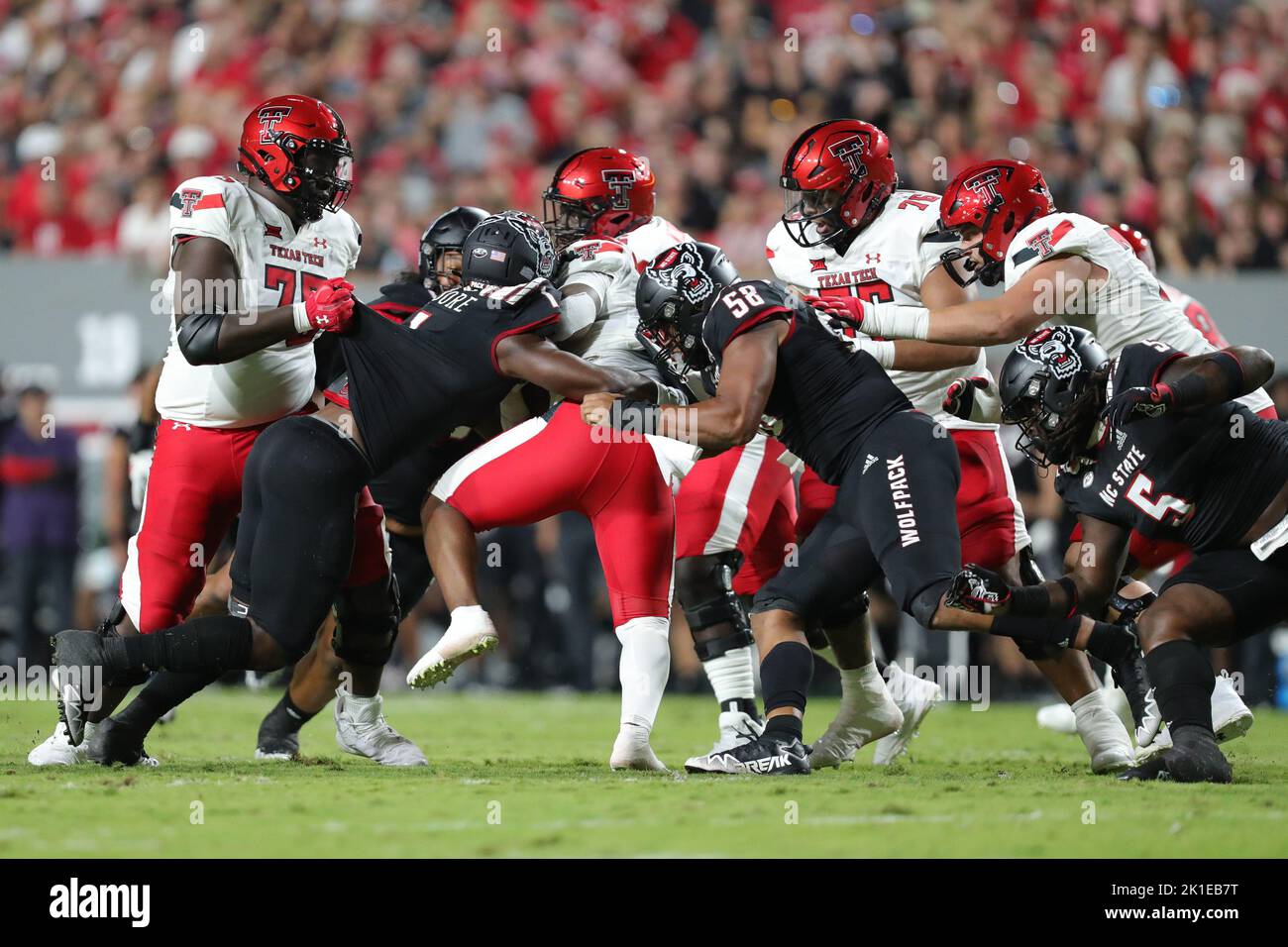 Raleigh, North Carolina, USA. 17th Sep, 2022. Texas Tech Red Raiders ...