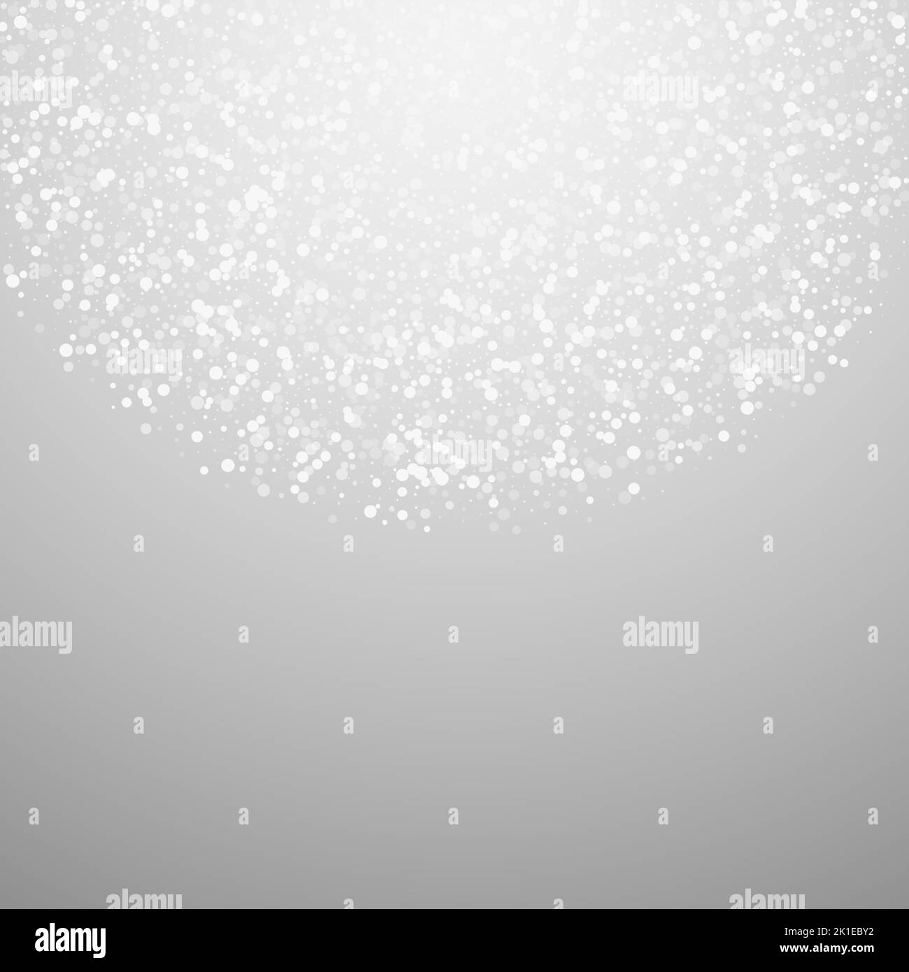 Christmas falling snow background. Subtle flying snow flakes and stars ...