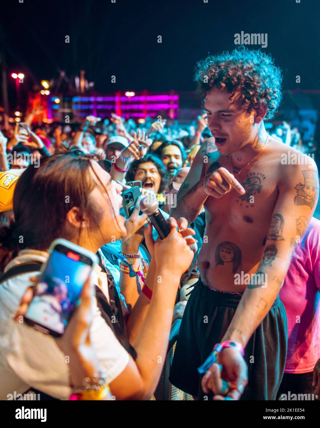 Slowthai performs on the Huntridge Stage during day two of the Life is ...