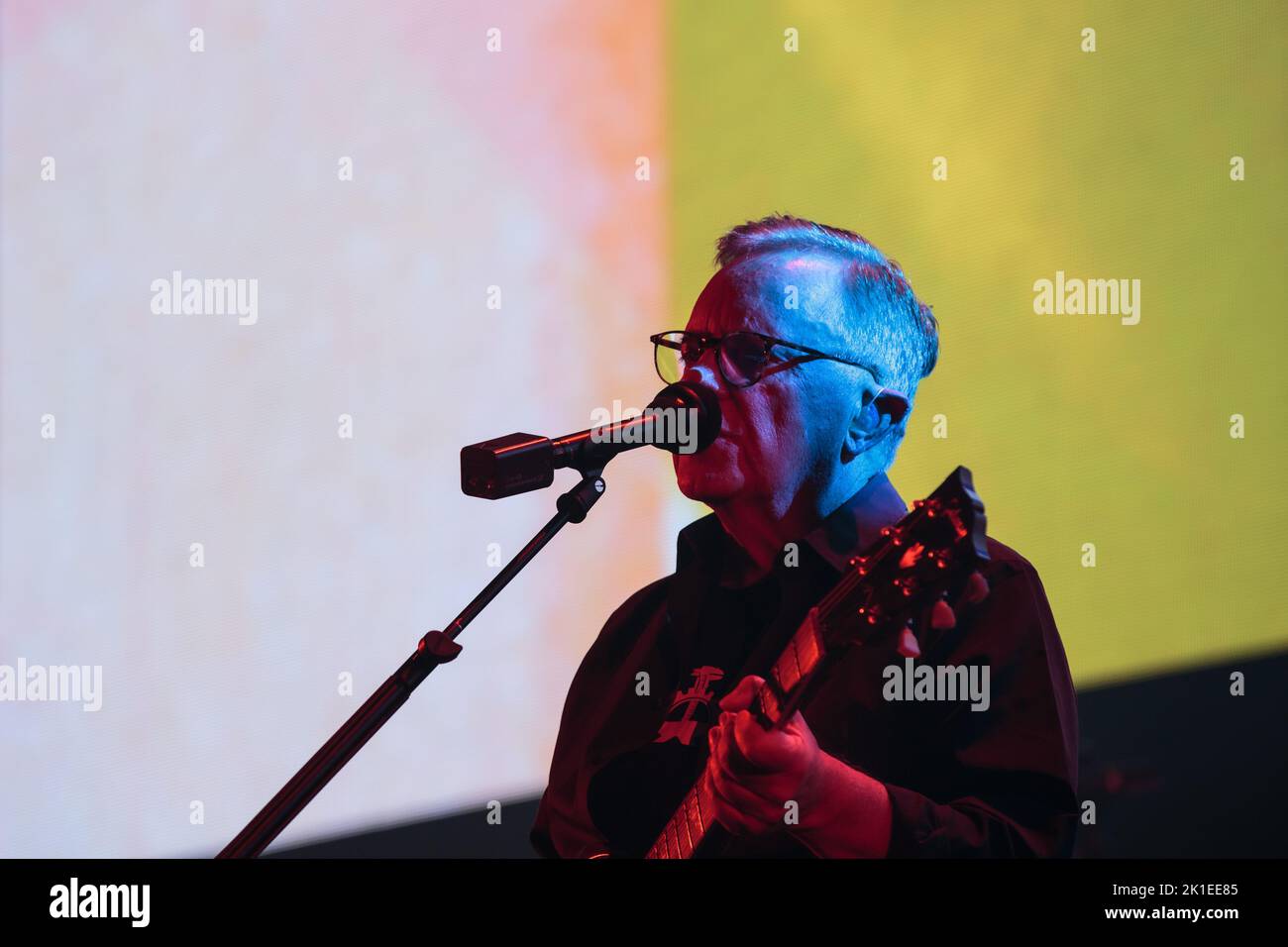 Toronto, Canada. 17th Sep, 2022. Bernard Sumner of New Order performing ...