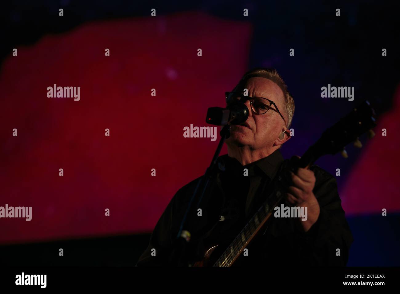 Toronto, Canada. 17th Sep, 2022. Bernard Sumner of New Order performing ...