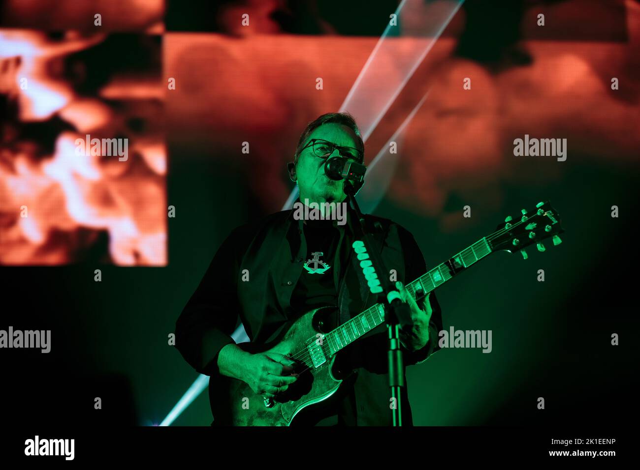 Toronto, Canada. 17th Sep, 2022. Bernard Sumner of New Order performing ...
