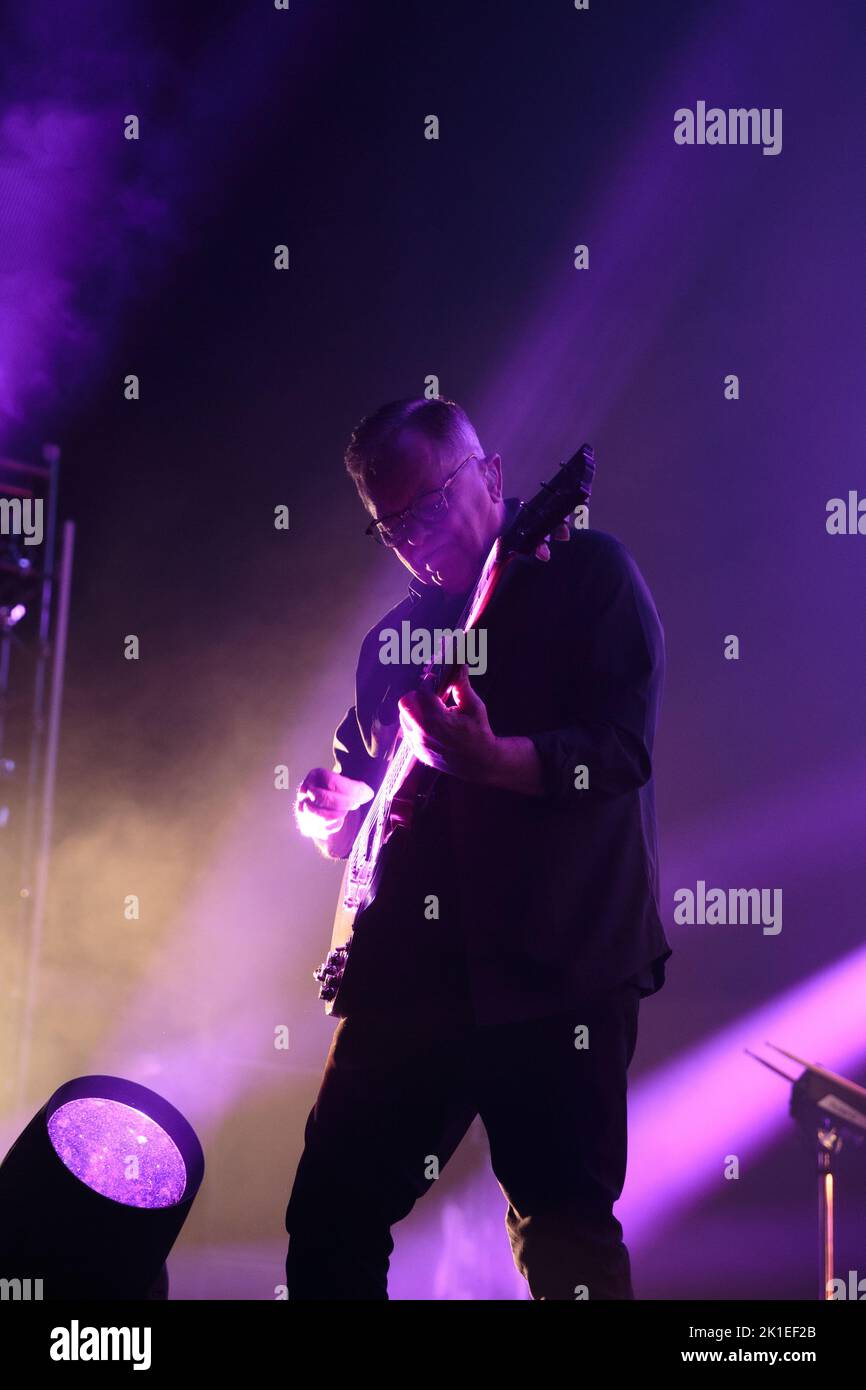 Toronto, Canada. 17th Sep, 2022. Bernard Sumner of New Order performing ...