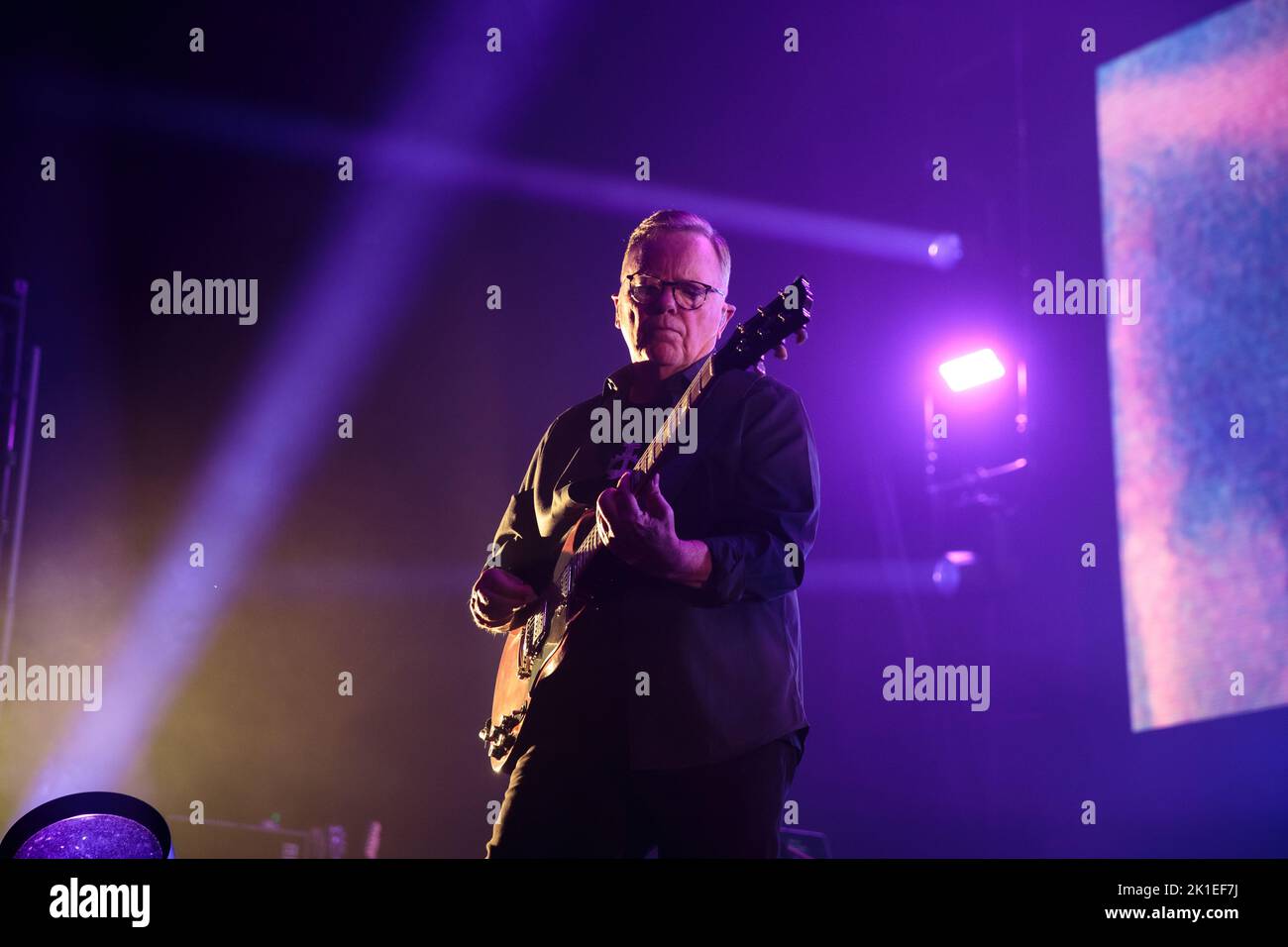 Toronto, Canada. 17th Sep, 2022. Bernard Sumner of New Order performing ...