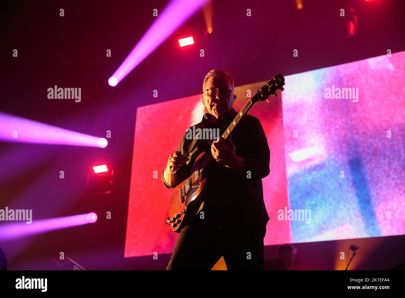 Toronto, Canada. 17th Sep, 2022. Bernard Sumner of New Order performing ...