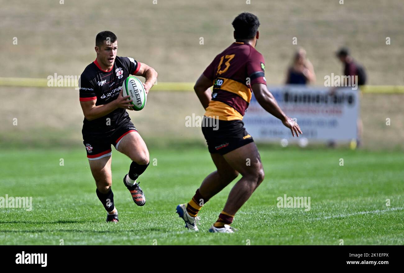 Bedford. United Kingdom. 10 September 2022. Championship Rugby ...