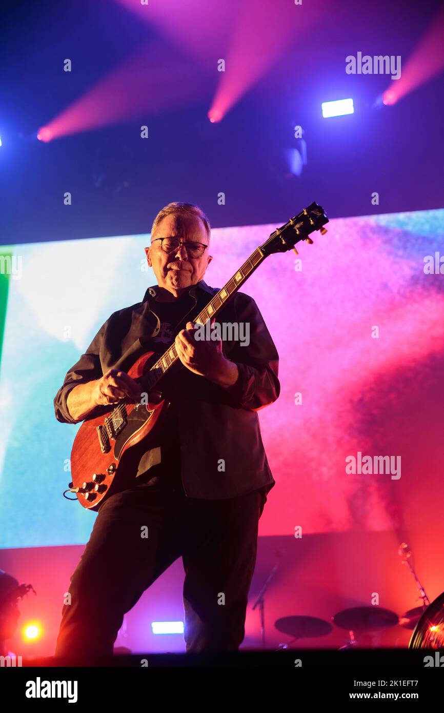 Toronto, Canada. 17th Sep, 2022. Bernard Sumner of New Order performing ...