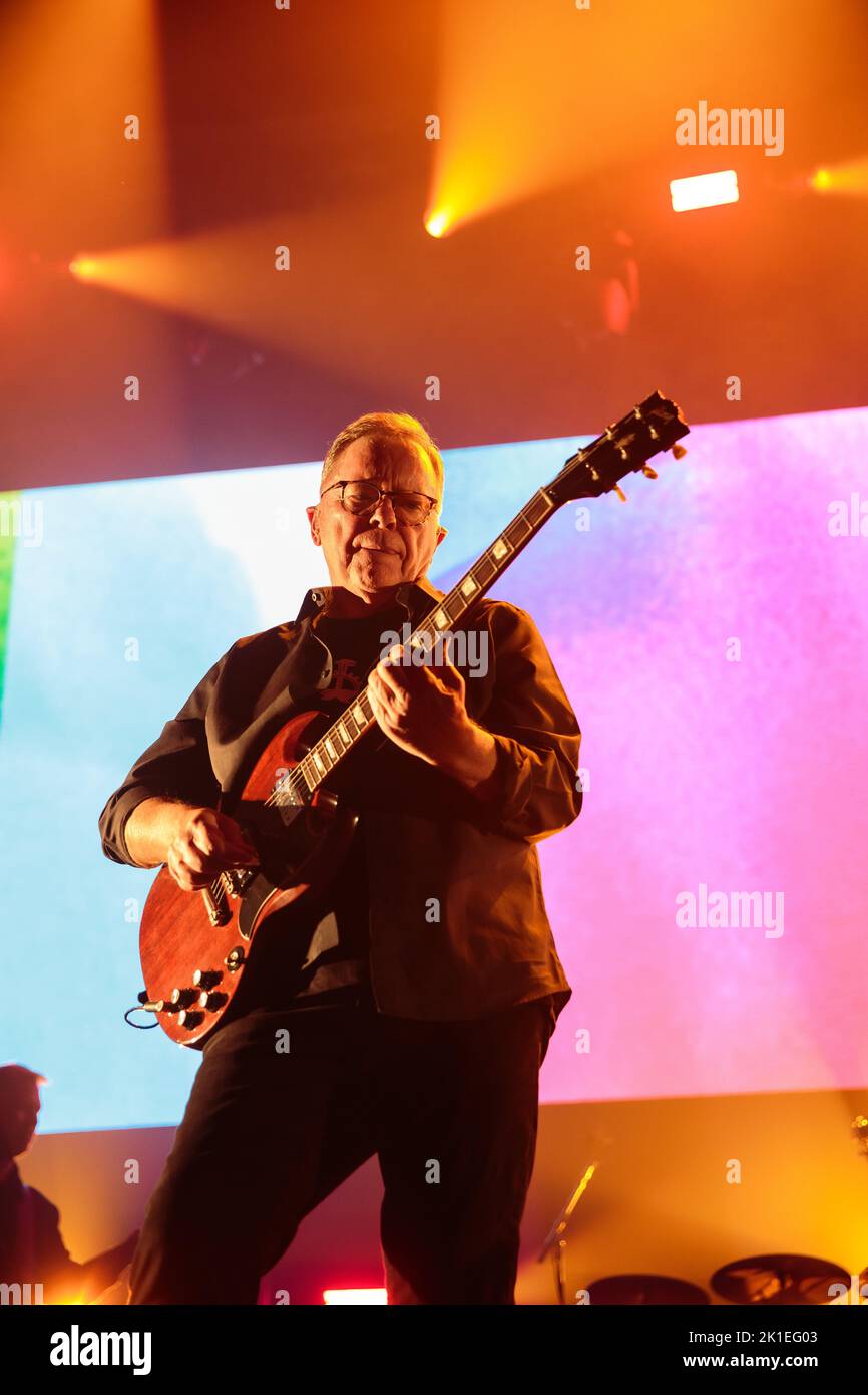 Toronto, Canada. 17th Sep, 2022. Bernard Sumner of New Order performing ...