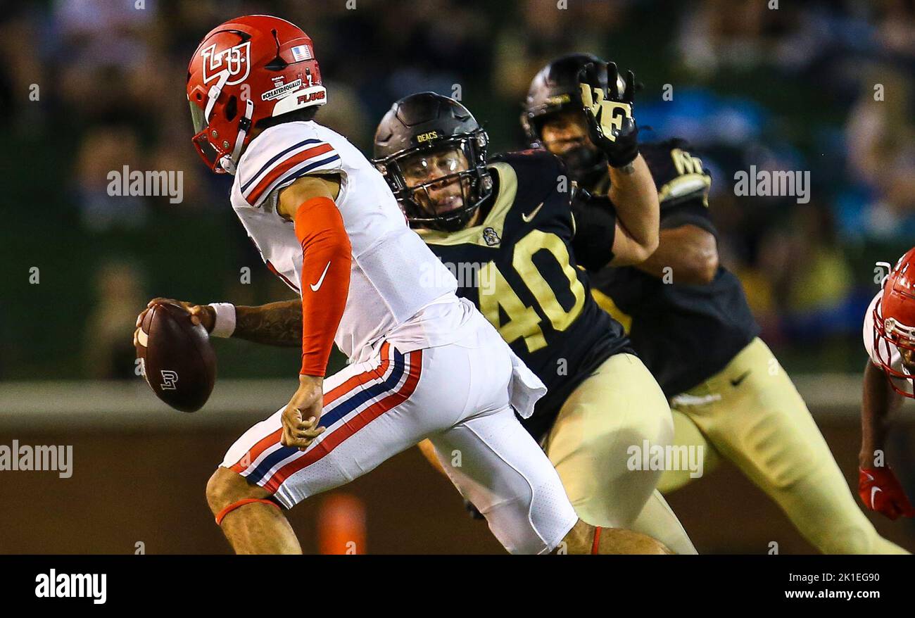 Truist Field, Winston-Salem, North Carolina. 17th Sep, 2022. Liberty ...
