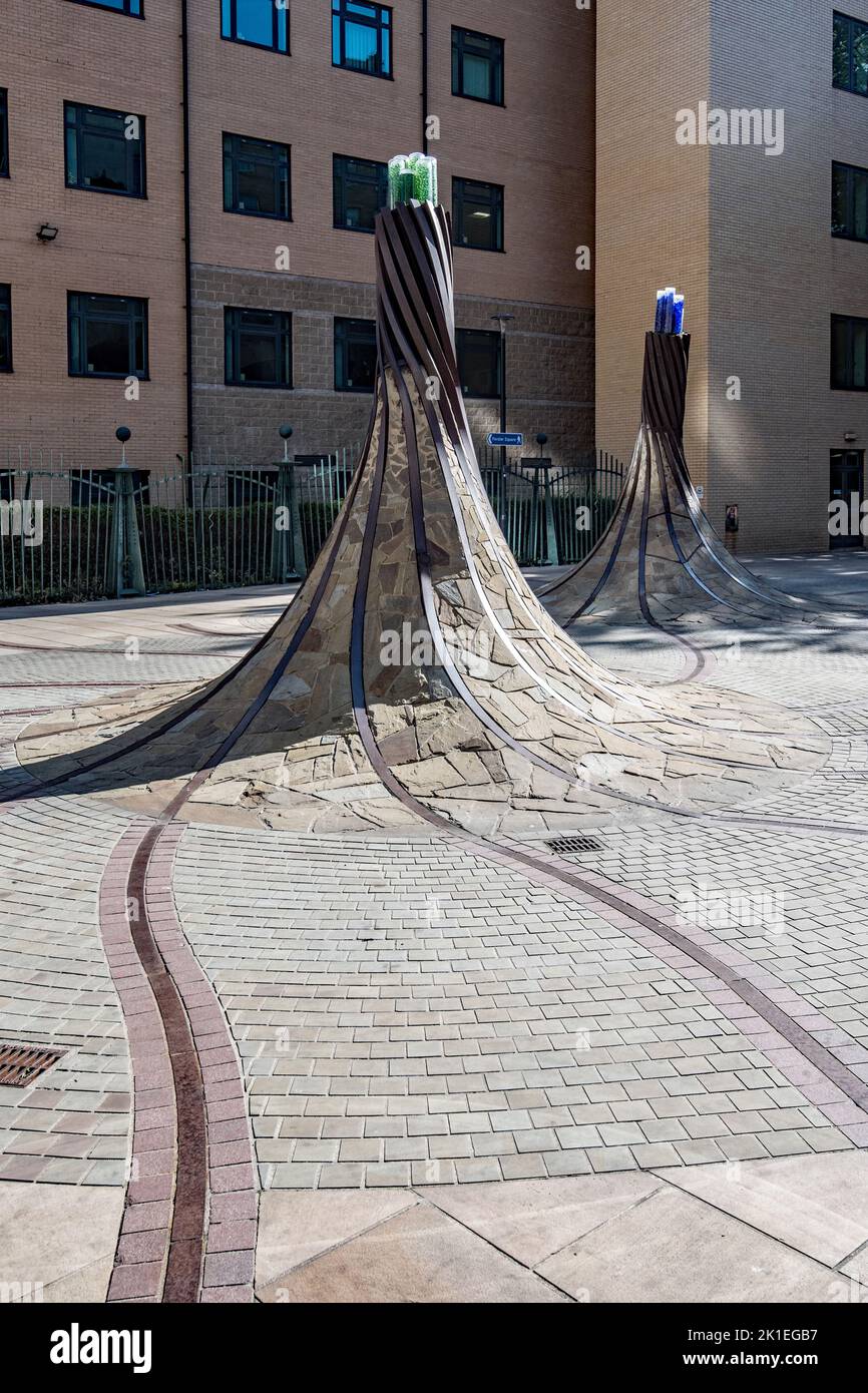 Fibres, a site-specific sculpture at St Blaise Square,nearby to Forster ...