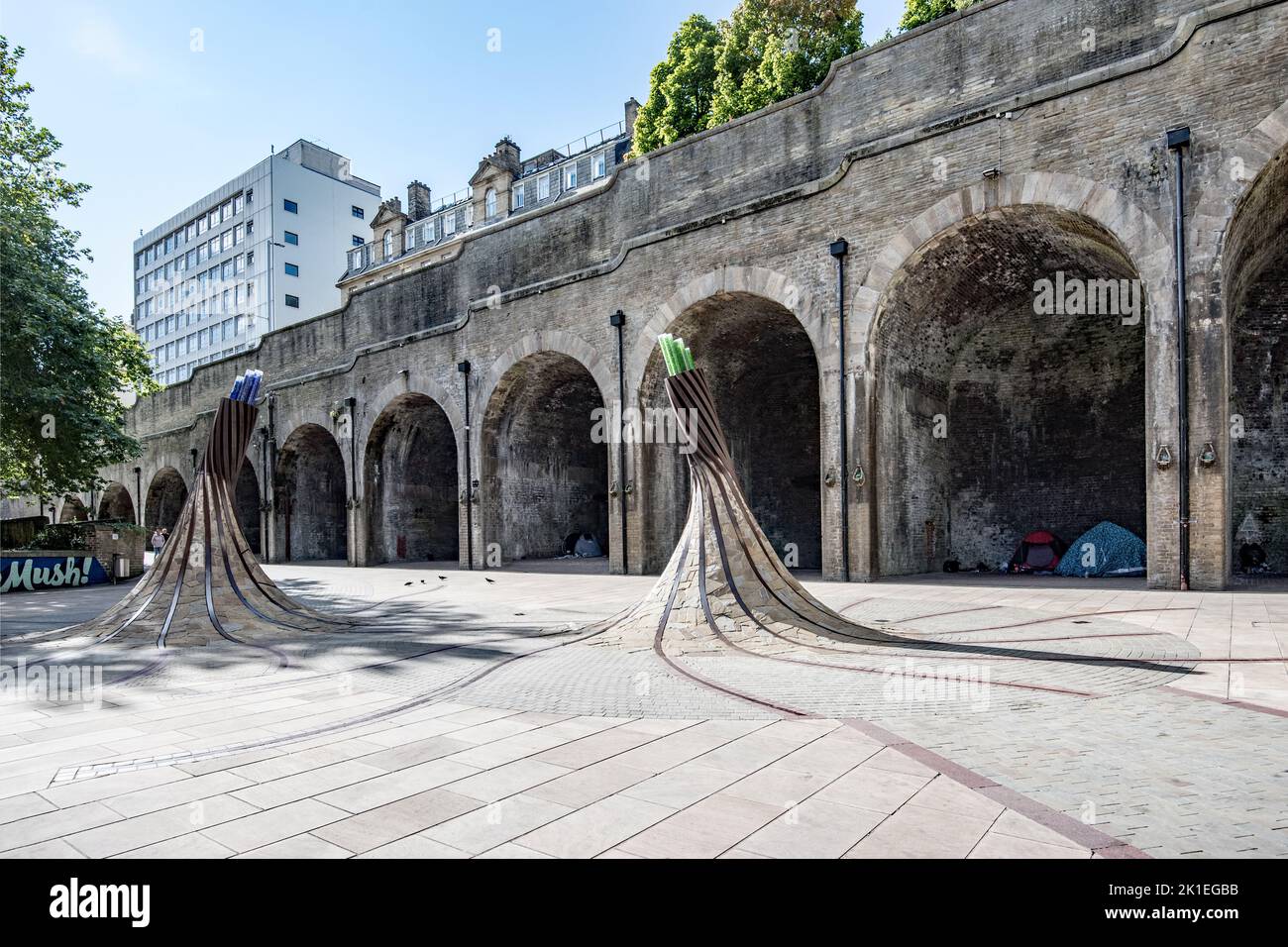 Fibres, a site-specific sculpture at St Blaise Square,nearby to Forster ...