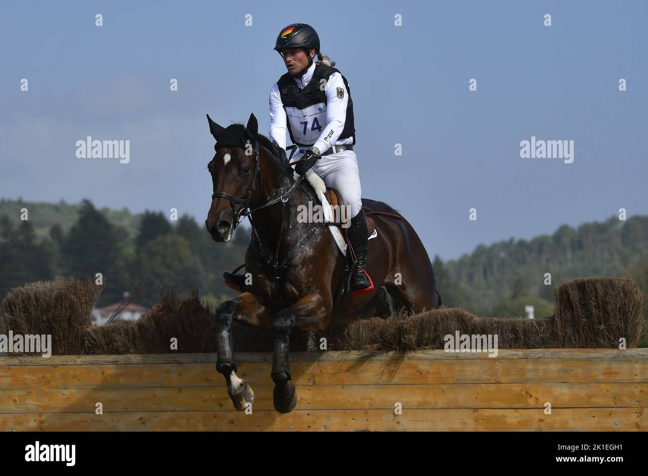 Michael Jung (GER) riding fischerChipmunk FRH during the cross-country ...
