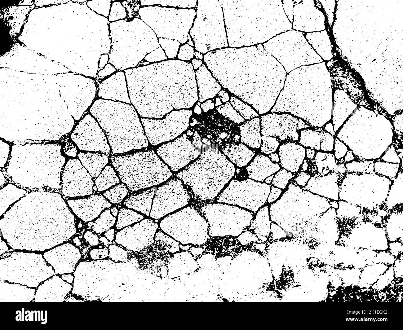Crack in the wall. Grunge vector background Stock Vector Image & Art ...