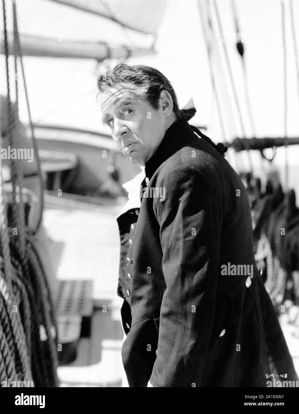 CHARLES LAUGHTON as Captain Bligh in MUTINY ON THE BOUNTY 1935 director ...