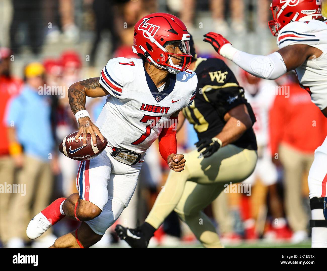 Truist Field, Winston-Salem, North Carolina. 17th Sep, 2022. Liberty ...