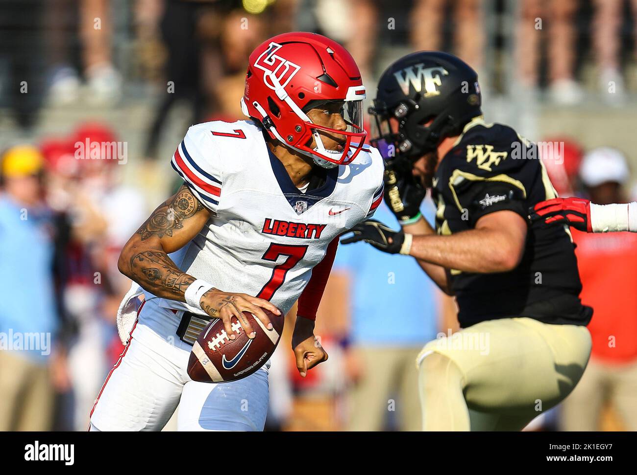 Truist Field, Winston-Salem, North Carolina. 17th Sep, 2022. Liberty ...