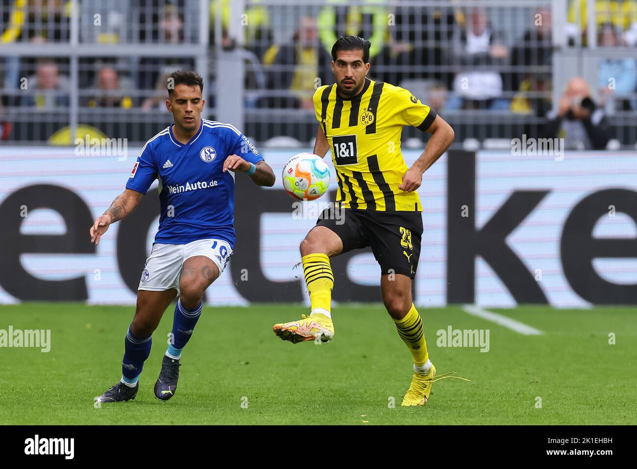 DORTMUND, GERMANY - SEPTEMBER 17: Emre Can of Borussia Dortmund during ...