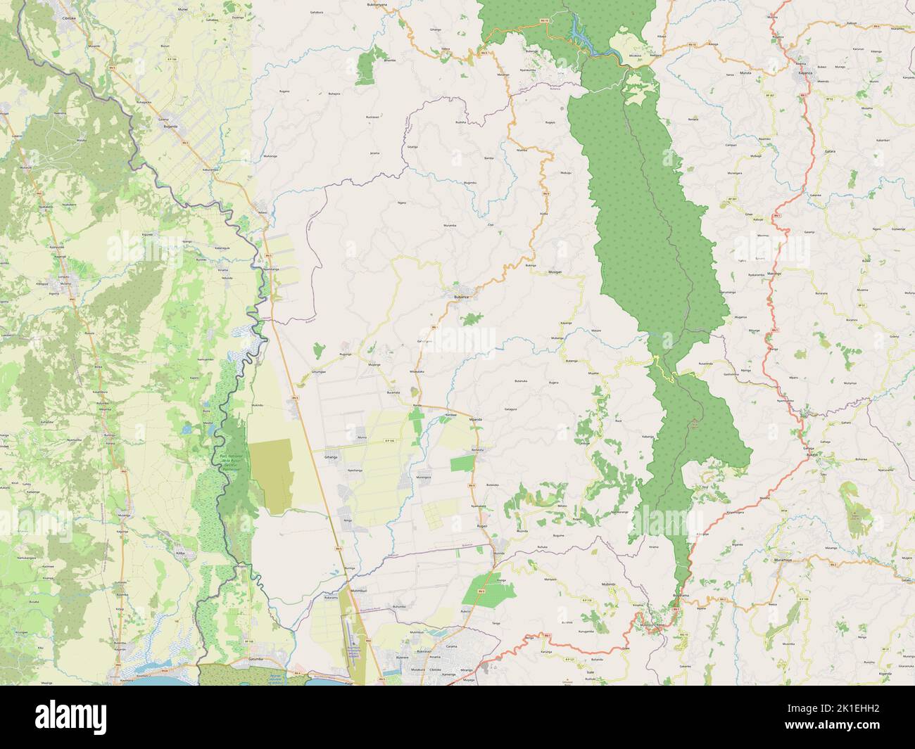 Bubanza outline map hi-res stock photography and images - Alamy