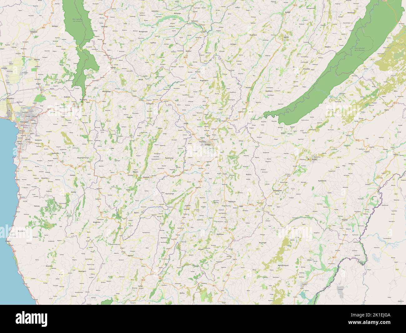 Gitega map hi-res stock photography and images - Alamy