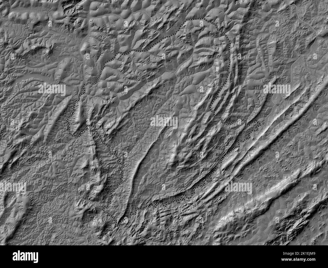 Karuzi outline map Black and White Stock Photos & Images - Alamy