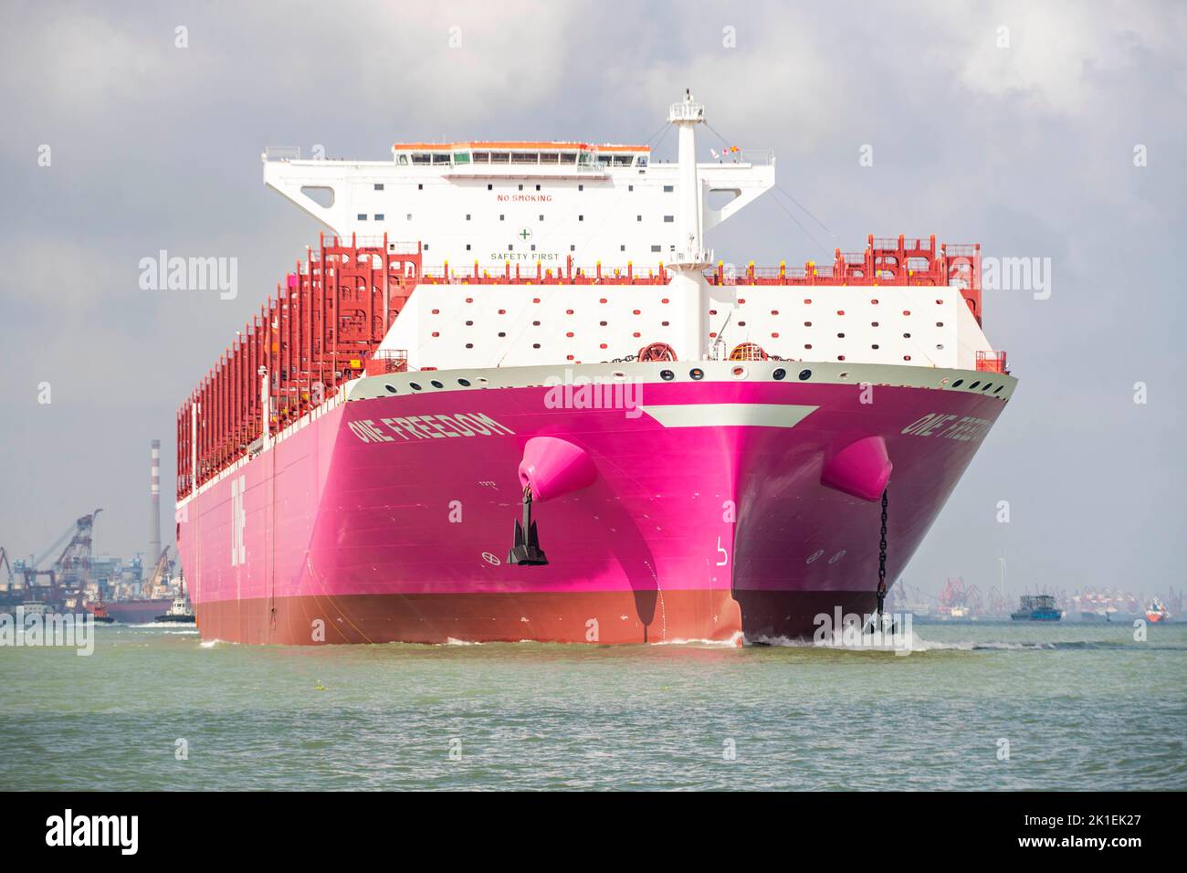 TAIZHOU, CHINA - SEPTEMBER 18, 2022 - New Yangzi 412, the largest newly ...