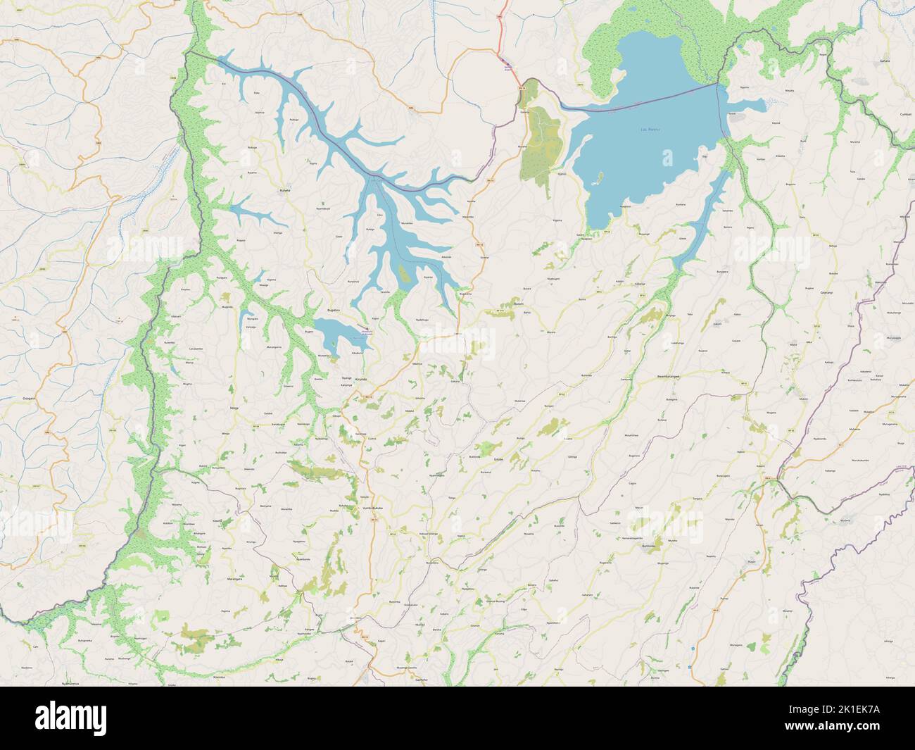 Kirundo, province of Burundi. Open Street Map Stock Photo - Alamy