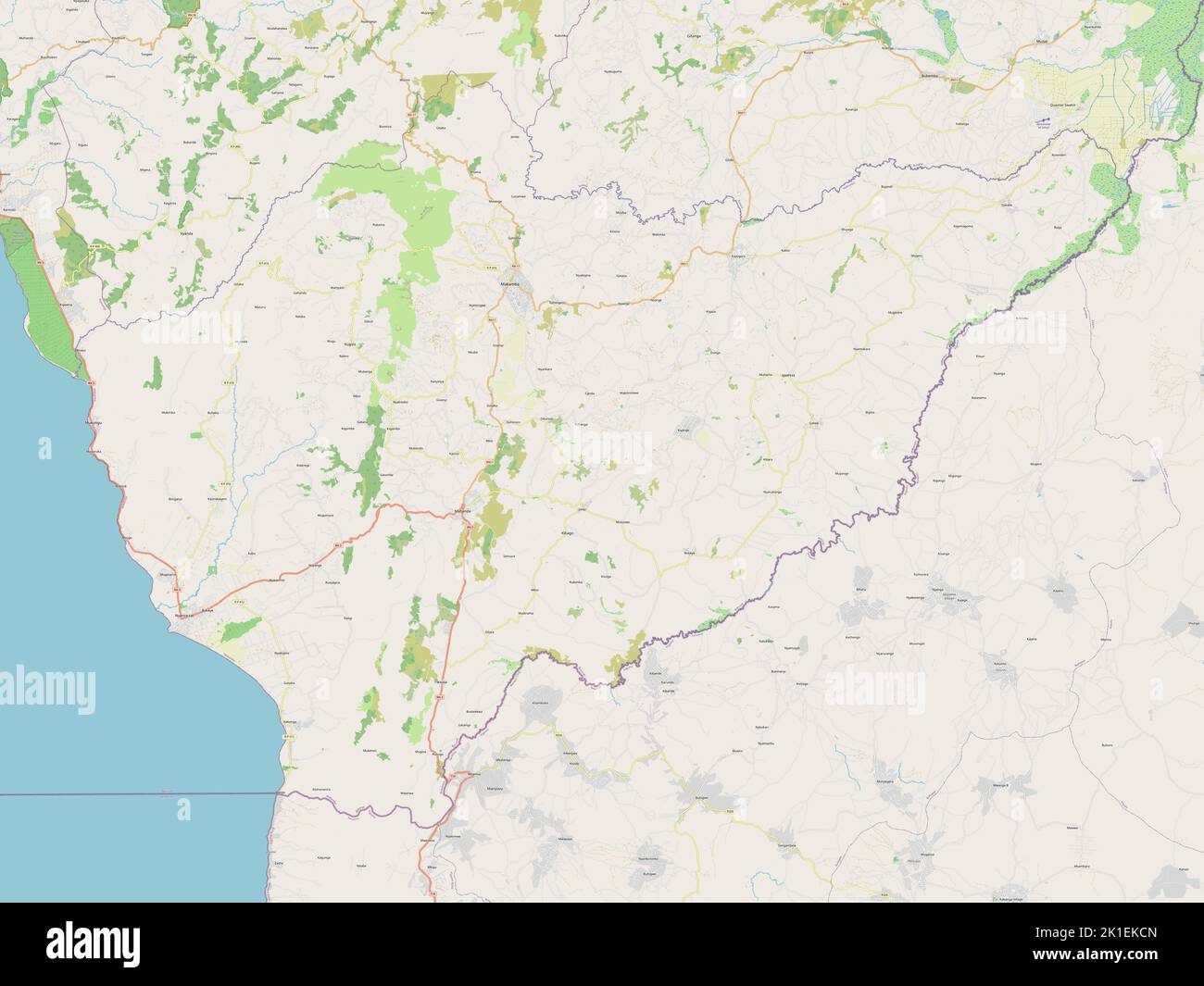 Makamba outline map hi-res stock photography and images - Alamy