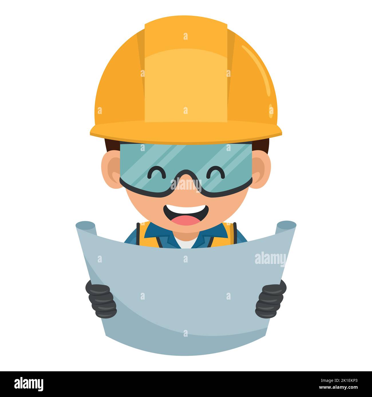 Supervising engineer with construction plan on site. industrial worker ... Supervising engineer with construction plan on site. industrial worker ...