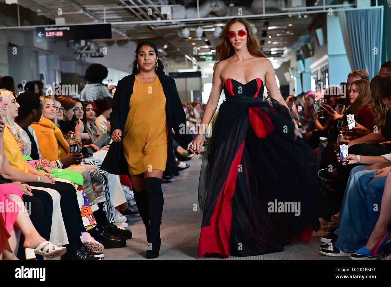 'The Longest Runway' during London Fashion Week SS23 at Lock No.4 ...